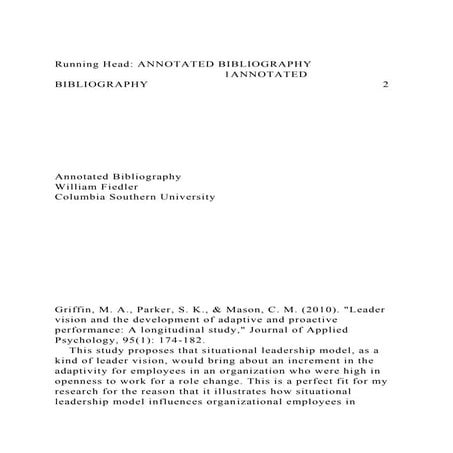 Running Head ANNOTATED BIBLIOGRAPHY .docx