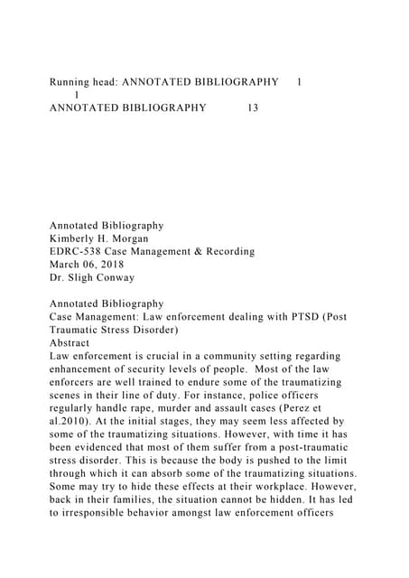 Police Officers Affected by On-the-Job Stress | PPT