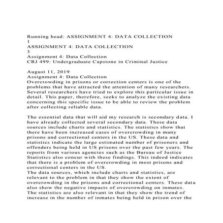 Prison Over Crowding Research Paper | PDF