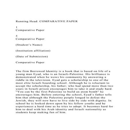 Running Head COMPARATIVE PAPER1Comparative Paper5Co.docx