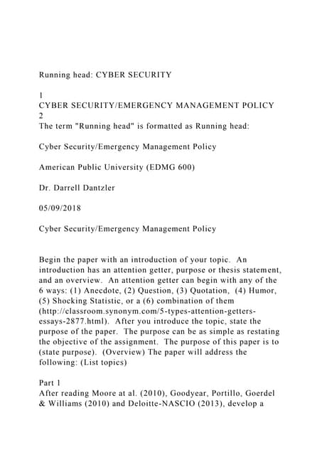 Administration Policy MatrixCurrent AdministrationRegulation Nam.docx