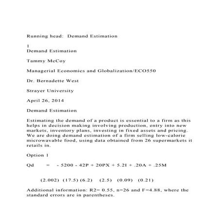 Demand & Supply Seatwork | DOCX