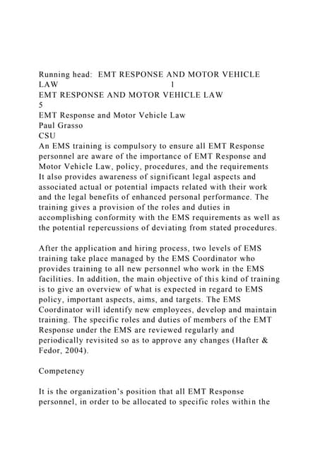 Introduction to EMS | PPT