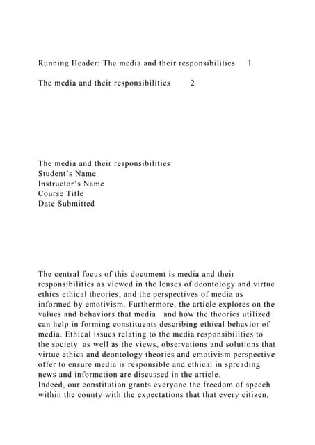 Media Manipulation: How It Shapes Public Opinion and Behavior | PDF