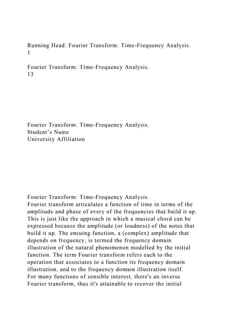 3.Frequency Domain Representation of Signals and Systems | PDF | Physics | Science
