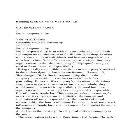Running head GOVERNMENT PAPER .docx