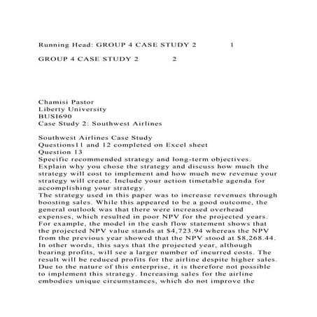 Running Head GROUP 4 CASE STUDY 2 1GROUP 4 CASE STUD.docx