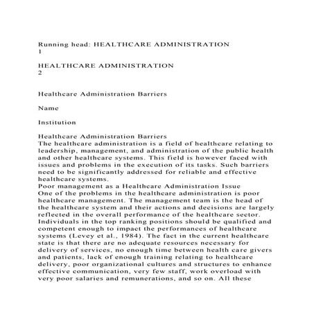 What is the role of technology in healthcare administration? | PDF