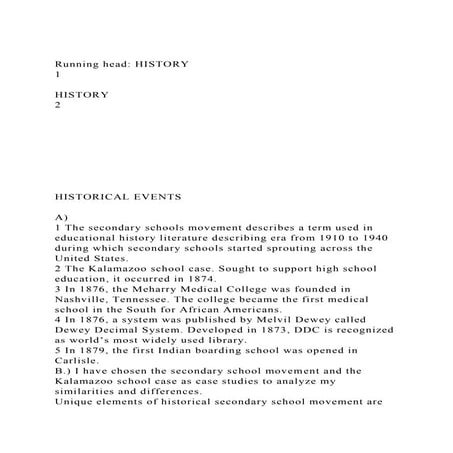 Running Head History .docx