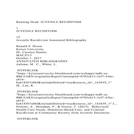 Final Project 500 On Juvenile Recidivism.pptx