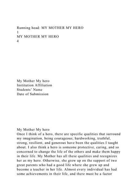 My Mother And Mother | PDF