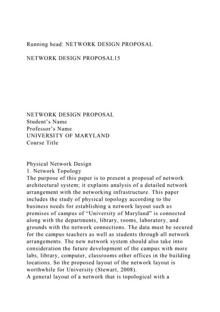 Network Design for a Small & Medium Enterprise | PDF