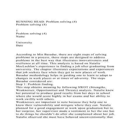 RUNNING HEAD Problem solving (4)Problem solving (4)1Pro.docx