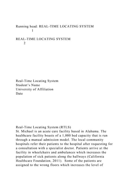 TeleTracking Overview Booklet | PDF | Healthcare Industry | Industries