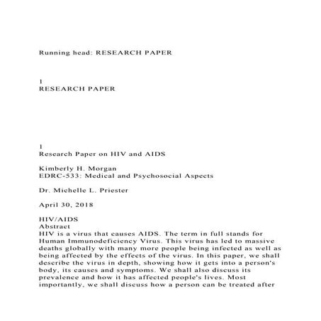 Running head RESEARCH PAPER1RESEARCH PAPER.docx