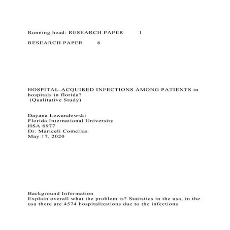 Running head RESEARCH PAPER1RESEARCH PAPER6.docx