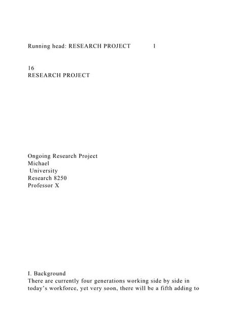 GENERATIONS AT WORK POWERPOINT | PPT