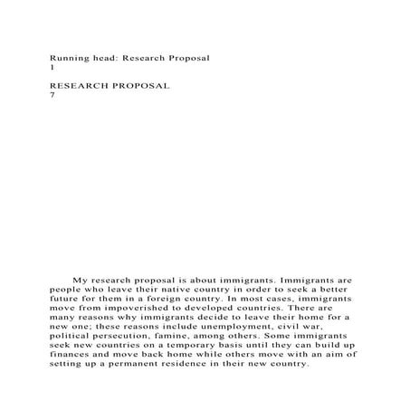 Running head Research Proposal .docx