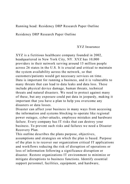 Create an environmental public health emergency plan for you as an i.docx