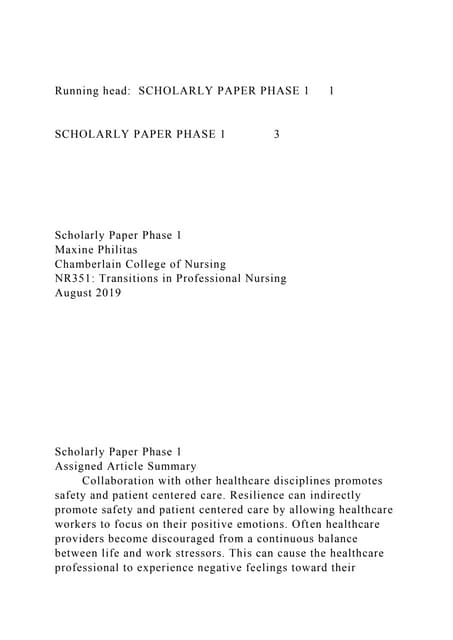 Alumni Profile | PDF