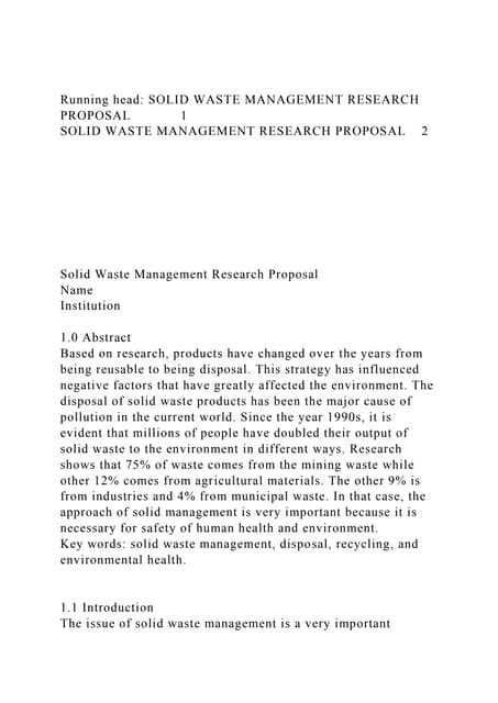 WASTE MANAGEMENT AND ENVIRONMENTAL SUSTAINABILITY IN KAMPALA, UGANDA | PDF