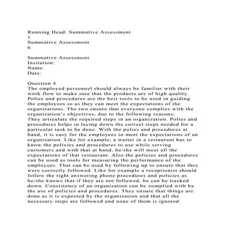 Running Head Summative Assessment .docx