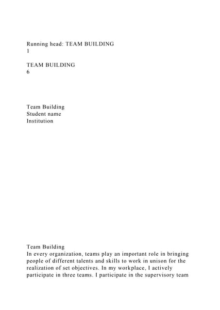 Group work process | DOCX | Education