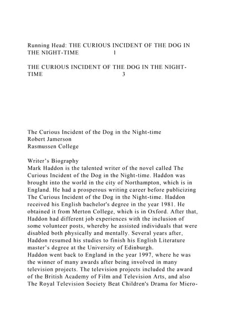 The curious incident of the dog in the night-time.pptx