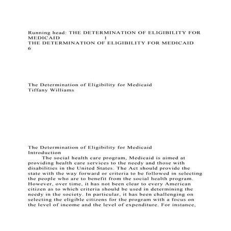 Medicaid letter | PDF