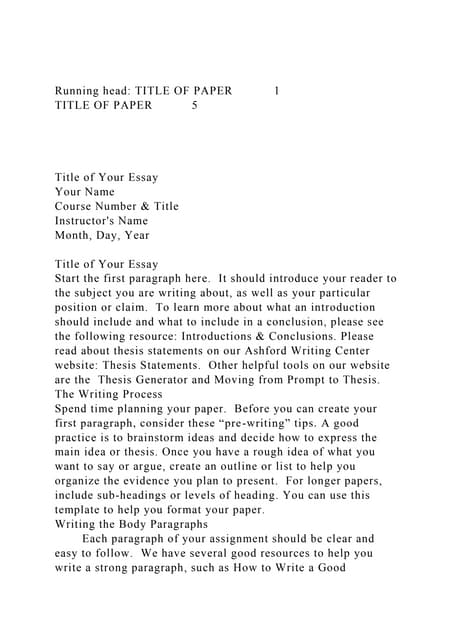 APA template powerpoint | PPT | Desktop Publishing | Computer Software ...