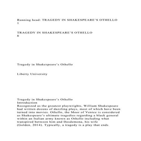 Introduction to William Shakespeare's Othello.ppt