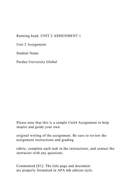 Running head UNIT 2 ASSIGNMENT 1 Unit 2 Assignment St.docx Running head UNIT 2 ASSIGNMENT 1 Unit 2 Assignment St.docx