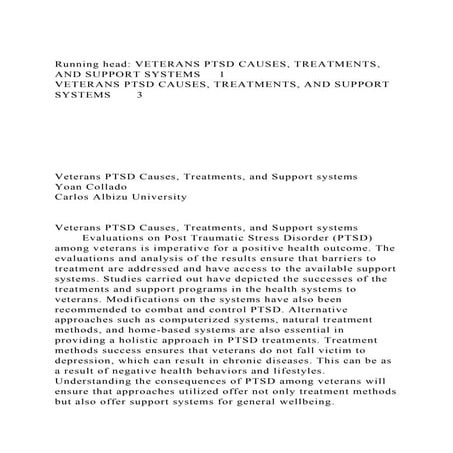 PTSD Systems Treatment Pathway in Public Health Nursing and Primary ...