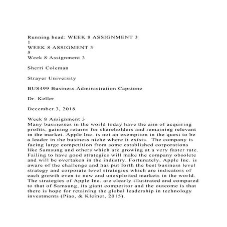 Running head WEEK 8 ASSIGNMENT 3 1WEEK 8 ASSIGMENT 35We.docx