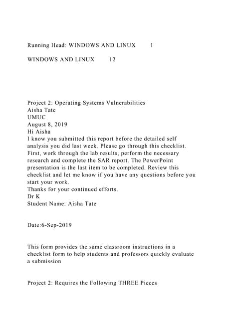 Operating systems vulnerabilities and.docx | Operating Systems | Computer Software and Applications