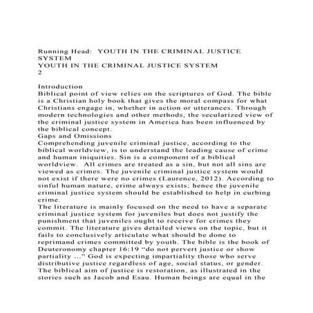 Youth Criminal Justice Act Overview, Canada | PPTX