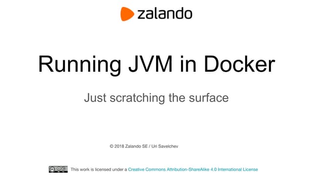 Running Jvm In Docker Ppt