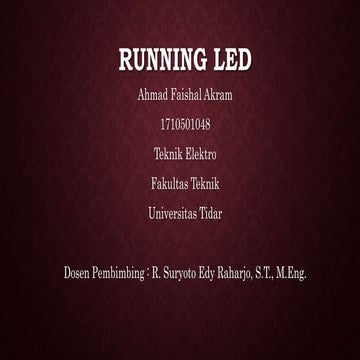Running led | PPTX