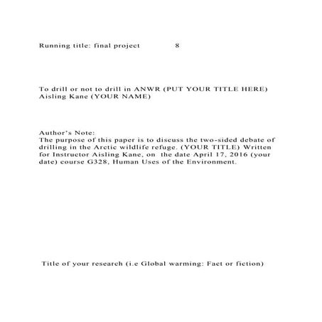 Running title final project 8To drill or not to dri.docx