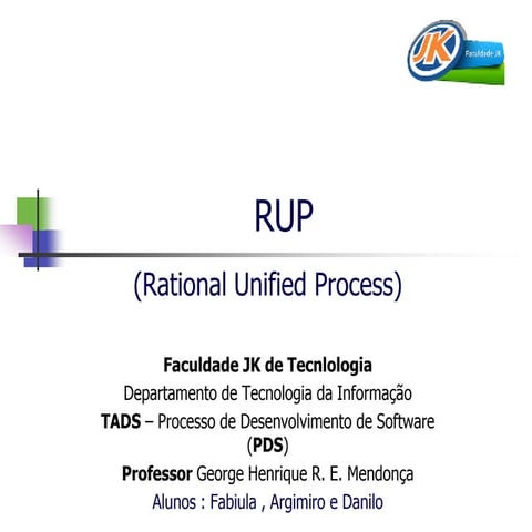 RUP (Rational Unified Process) | PPT