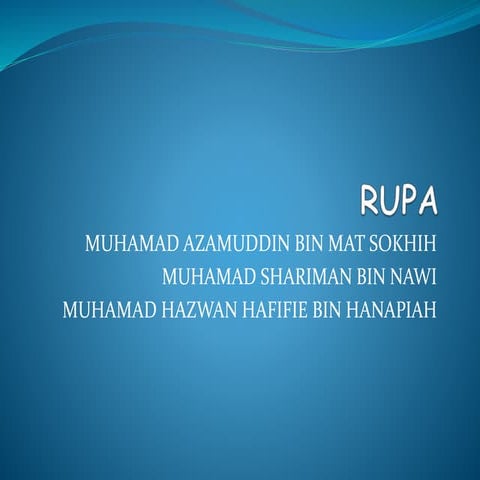 Rupa | PPT