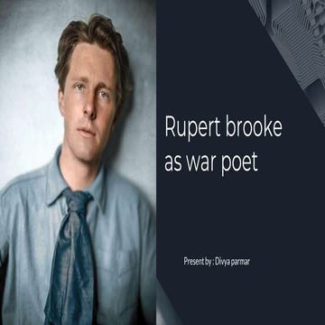 Rupert Brooke | PPTX