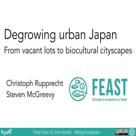 Degrowing urban japan: From vacant lots to biocultural cityscapes | PDF ...