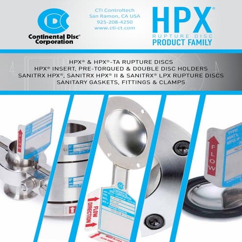 Rupture Disc Products For Industrial Process Safety | PDF