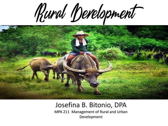 Philippine Rural Development Problems Issues and Directions.pptx ...