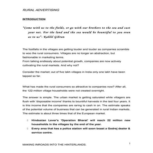 Rural advertising | DOC