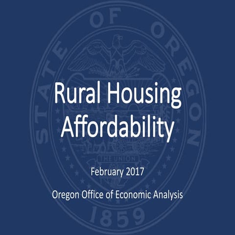 Rural Housing Affordability | PPT
