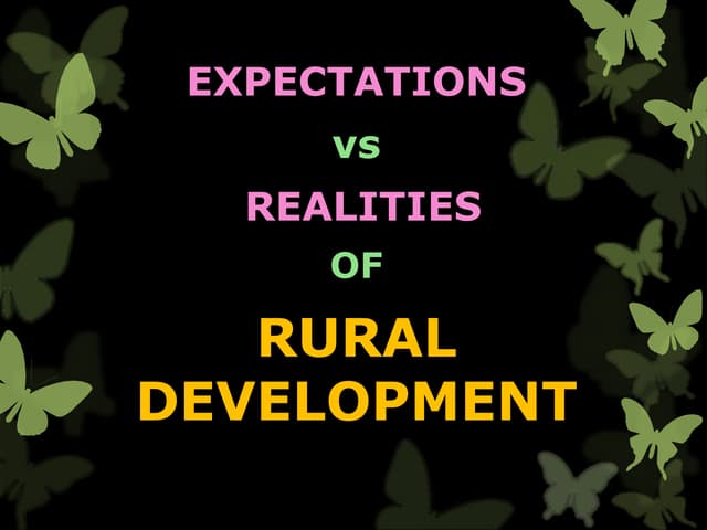 REPORT # 4 RURAL DEVELOPMENT | PPTX