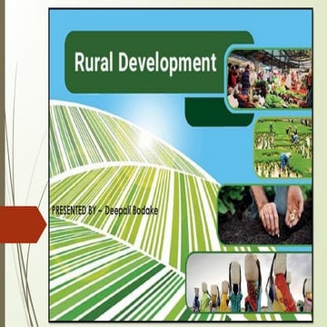 Rural Development | PDF
