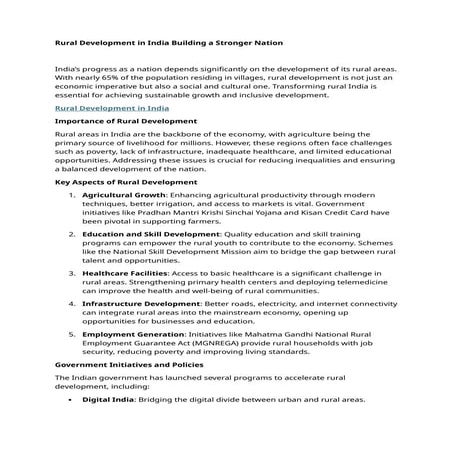 Rural Development in India Building a Stronger Nation.docx